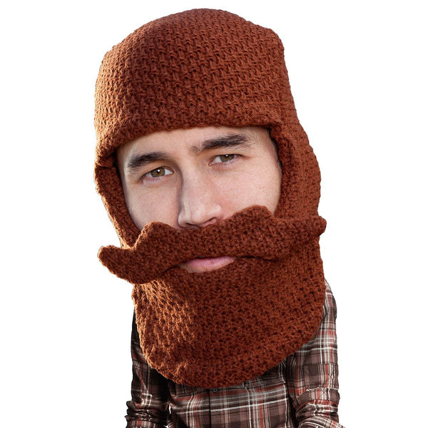 Beard Hat Beanie - Original Knit Beard Balaclava Toque Beard Head ...